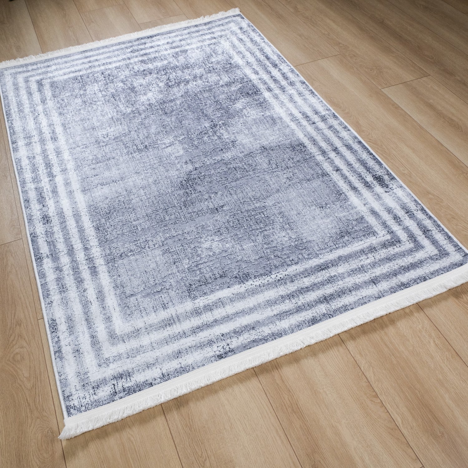 Framed Pattern Digital Print Rug