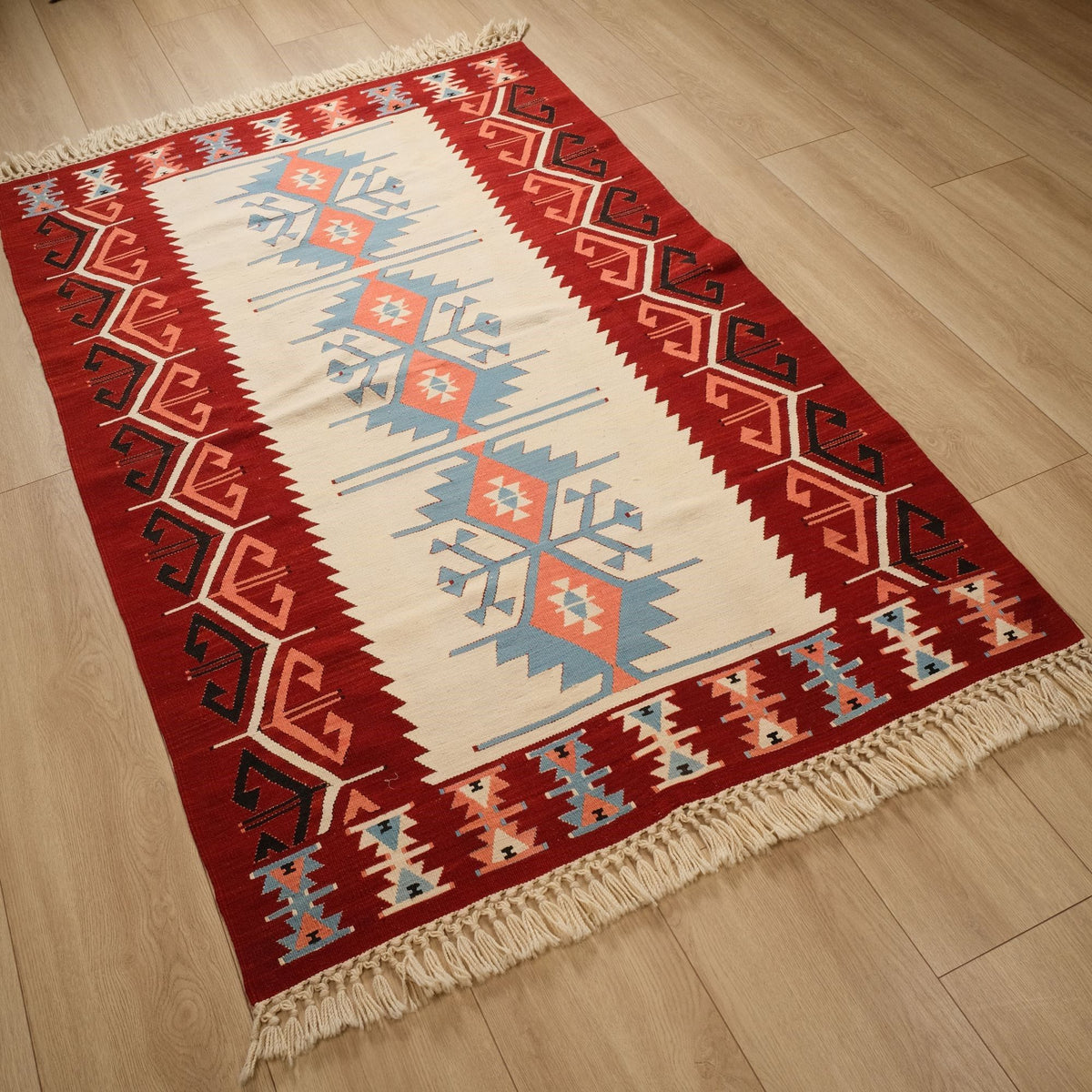 Anatolian Design Hand Woven Bayat Rug – HALICIZADE