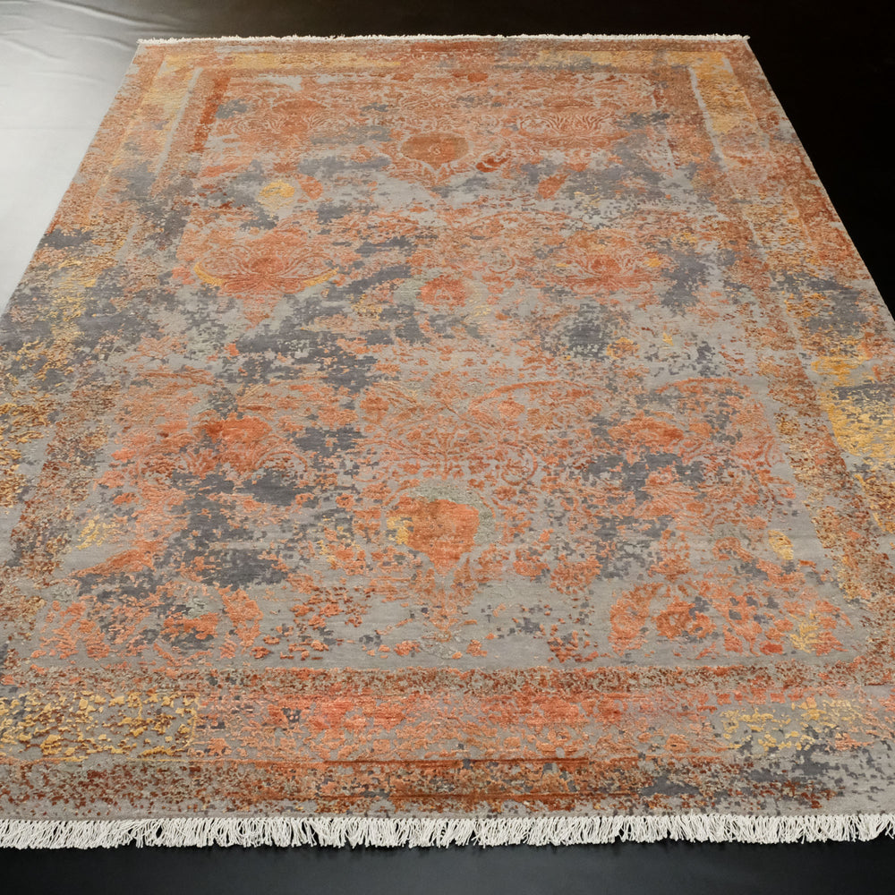 Hand Woven Vintage Copper Carpet