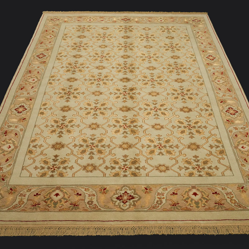 Sultan Series Handwoven Cream Rug