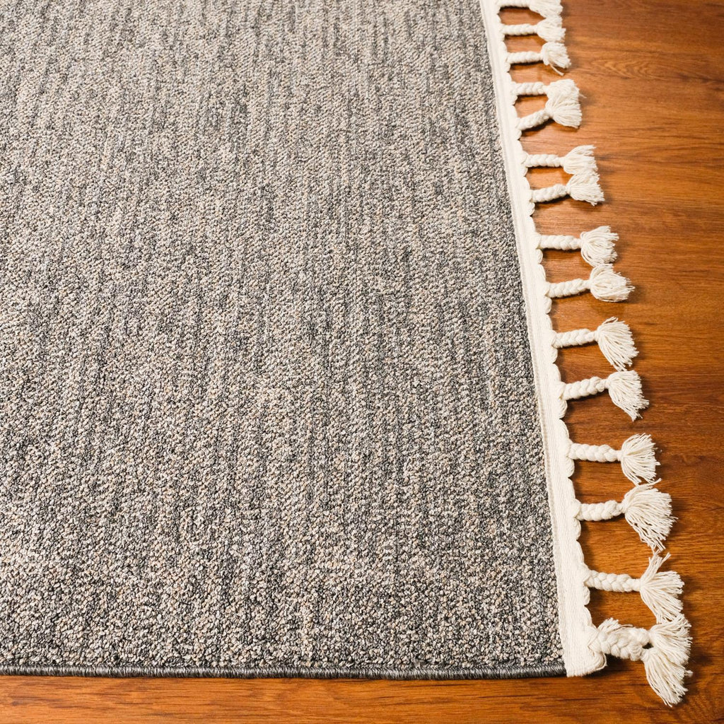 Meated Plain Design Machine Woven Carpet